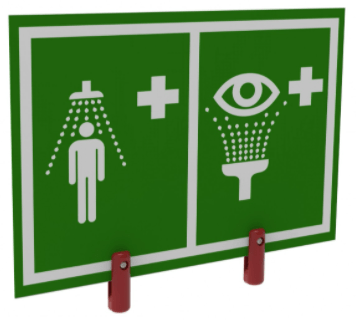 Pictogram oog- en nooddouche - Gelis